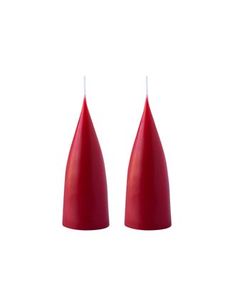 Kunstindustrien Stumpenkerzen, Hergestellt in D&auml;nemark, 43 Farben verf&uuml;gbar, Kegel Kerze, Durchgef&auml;rbte Stumpenkerze lange Brenndauer von 15 Stunden, Kerzen Deko, 2 S