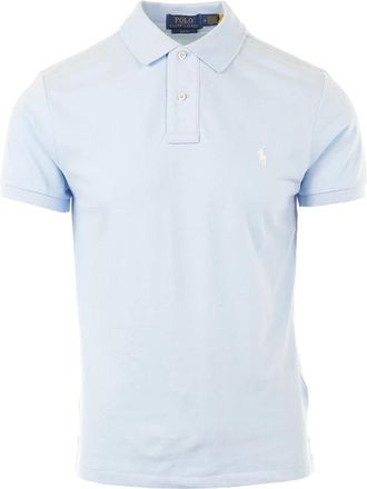 Polo Ralph Lauren Homme, Tops, Bleu, Taille: XL Sskcslim1 Short Sleeve Knit