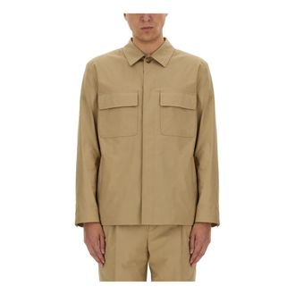 Lardini Giacca Camicia - - Jackets - Herren - Beige - L