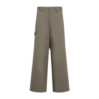 Balenciaga Arbeitshosen mit lockerem Schnitt - - Trousers - Herren - Gr&uuml;n - L
