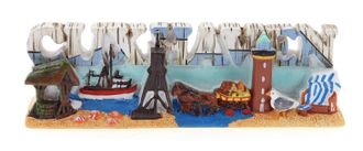 Generic Cuxhaven Niedersachsen Gro&szlig;buchstaben Poly Souvenir Magnet 10 cm Germany Neu