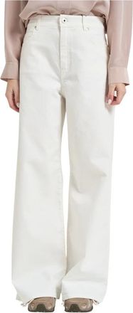 Max Mara Femme, Jeans, Blanc, Taille: 36 FR Medina Wide-leg Jeans