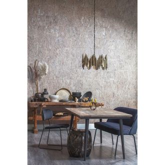 Woood home24 Esstisch Pacy 180cm Schwarz