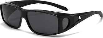 Generic Lunettes de soleil polaris&eacute;es &agrave; clipser au-dessus des sp&eacute;cifications, lunettes de cyclisme en plein air, sadaptent sur des lunettes de vue, UV400, plu