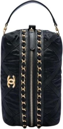 Chanel Pre-owned Nylon Pouch - Femme - Pre-owned - Noir - Taille: ONE Size