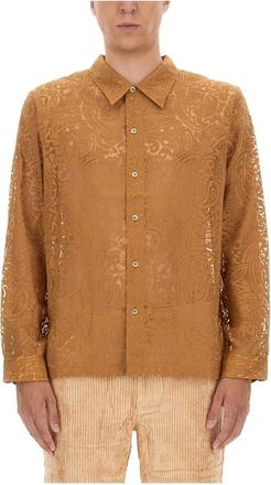 S&eacute;fr Homme, Chemises, Brun, Taille: L Maui Shirt