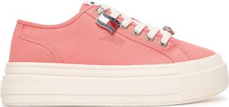 Tommy Jeans Sneakers Tommy Jeans Tjw Flatform Sneaker Charms EN0EN02959 Rosa