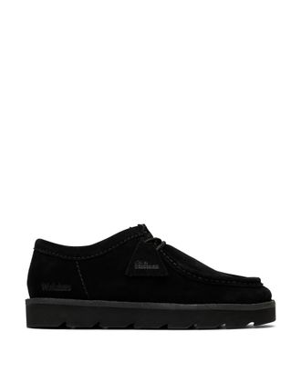 Clarks Meare Walla - Chaussures en daim - Noir