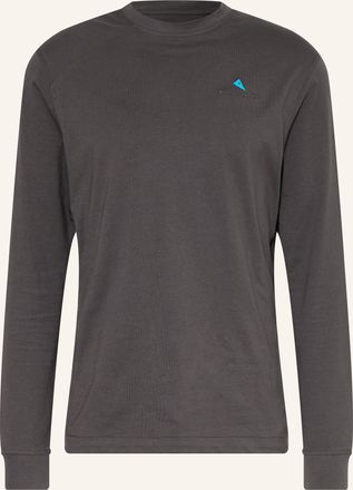 Kl&auml;ttermusen Longsleeve Root Logo schwarz