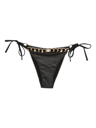 Agent Provocateur bas de bikini &agrave; d&eacute;tails de cha&icirc;nes - Noir