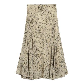Desigual Fal_Rishit Midi-Rock - - Skirts - Damen - Beige - XS
