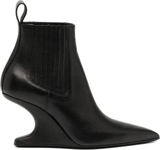 Rick Owens Stiefel - Ankle Sharp Black - Gr. 37,5 (EU) - in Schwarz - für Damen