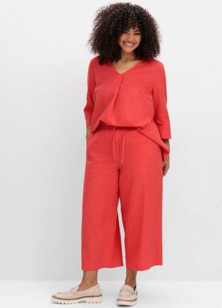 Sheego Klassische Bluse Tunika 3/4-Arm