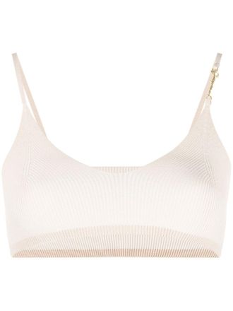 Jacquemus brassi&egrave;re &agrave; plaque logo - Tons neutres