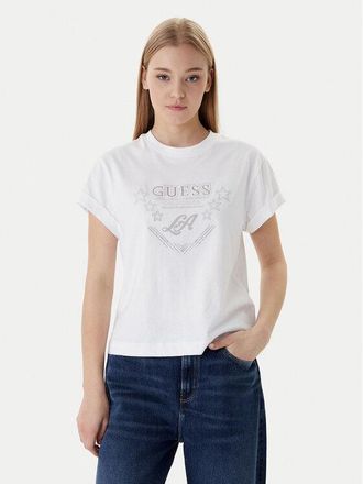 Guess T-Shirt W6RI30 I3Z14 Wei&szlig; Regular Fit