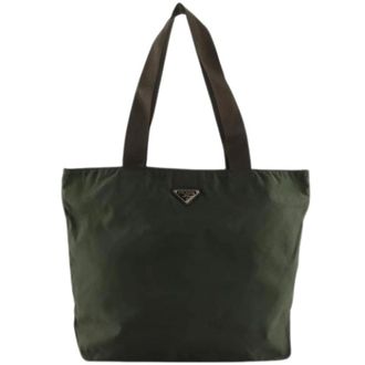 Prada Pre-owned Vintage Tote Bag - - Pre-owned - Damen - Gr&uuml;n - ONE SIZE