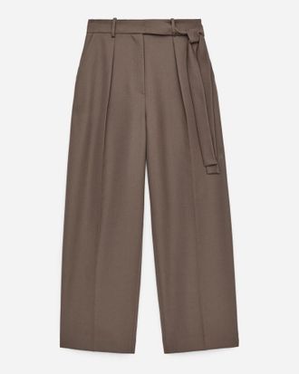 Arket Elegante Hose Aus Wollmischung -Beige