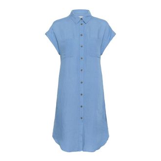 Part Two Silbersee Blaues Hemdkleid - - Dresses - Damen - Blau - XL