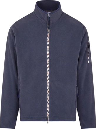 Aquascutum Full Zip Polar Fleece - - Sport - Herren - Blau - 2XL