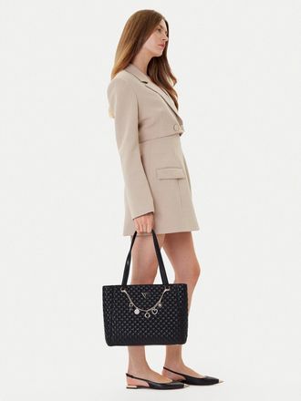 Guess Handtasche Guess Everlee HWEG86 79250 Schwarz