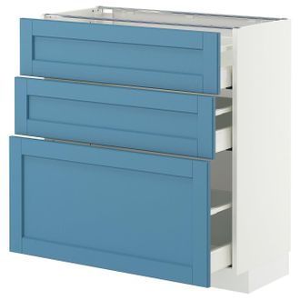 IKEA METOD / MAXIMERA Unterschrank mit 3 Schubladen