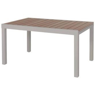 Made In Meubles Made In Meubles - Table de jardin taupe en aluminium Ayden