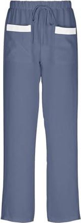 Generic Pantalon Palazzo pour femme - D&eacute;contract&eacute; - Jambe large - Pantalon de d&eacute;tente - Pour la plage, les voyages, les vacances, gris, XXL
