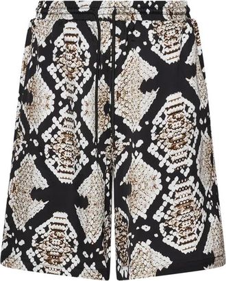 John Richmond Homme, Shorts, Multicolore, Taille: S Graphic Print Bermuda Shorts