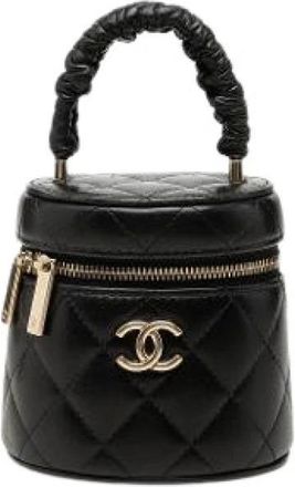 Chanel Sac Vanity Pre-owned - Femme - Pre-owned - Noir - Taille: ONE Size