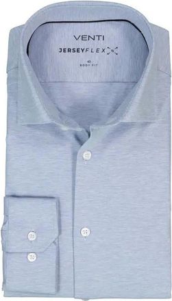 Venti Herren Hemd blau meliert