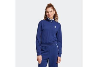 adidas Sweatshirt ESSENTIALS COLOR POP FRENCH TERRY CROP QUARTER-ZIP ORIGINALS