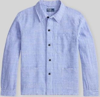 Polo Ralph Lauren Relaxed Fit Freizeithemd aus reinem Leinen mit aufgesetzten Taschen