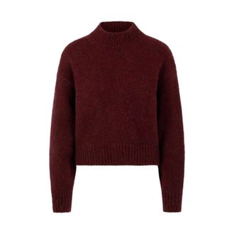 Marc Cain Relaxed Turtleneck - - Knitwear - Damen - Lila - 2XL