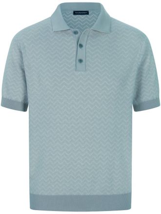 Louis Sayn Strick-Polo Louis Sayn blau