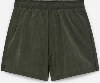 Arket Ripstop-Badeshorts -Grün