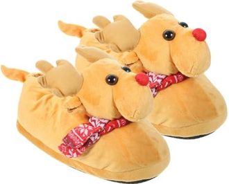 BESPORTBLE Pantoufles Intérieur Antidérapantes Pantoufles De Noël De Maison Confortables Pour Automne Et Hiver