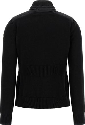 Moncler Padded Cardigan - Black