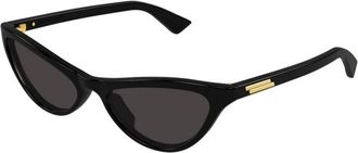 Bottega Veneta Femme, Accessoires, Noir, Taille: 56 MM Cat Eye Lunettes de soleil