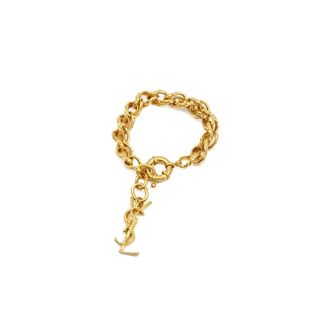 Saint Laurent Goldenes Catena Armband - - Accessories - Damen - Gelb - M