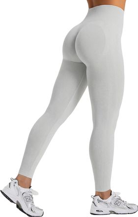 Smilodox Leggings Damen Yune, Scrunch und Batik Optik mit Seamless Naht und Kontur, Fitness Hose, elastisch, Blickdicht, optimal f&uuml;r Gym, Yoga und Pilates, kom