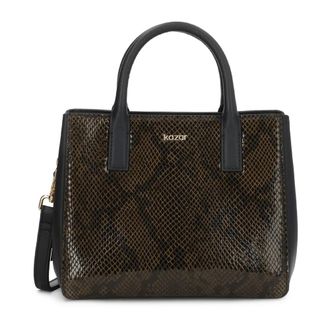 Kazar Femme, Sacs, Noir, Taille: ONE Size Sac en cuir effet serpent