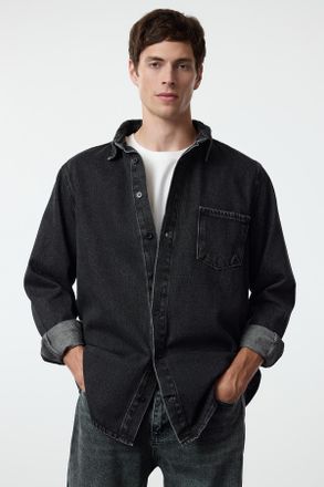 Trendyol MAN Herren Grau Einfarbig Lang Regular Fit Jacken