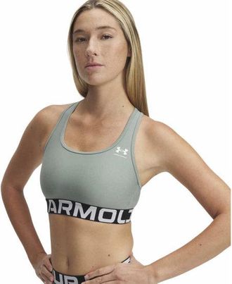 Under Armour Authentics Branded W - Sport BH mittlerer Halt - Damen