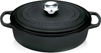LE CREUSET LeCreuset 21186270000430 Gourmet-Br&auml;ter SIG 27 cm, oval, schwarz