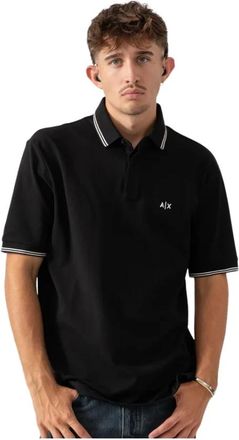 A|X Armani Exchange Homme, Tops, Noir, Taille: M Polo Chemises