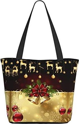 AOOEDM Joyeux No&euml;l Mesdames Shopping Bag 13x11x7in.The Perfect Valentines Day Gift.It Is The Best Valentines Day Gift for Mom, Daughter, Wife,Etc