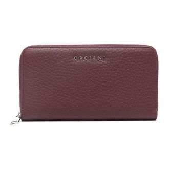 Orciani Zip Around Soft Large Wallet - - Accessories - Damen - Rot - ONE SIZE
