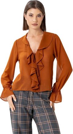 Kocca Femme, Blouses et Chemises, Brun, Taille: 36 FR Blouse Nominx