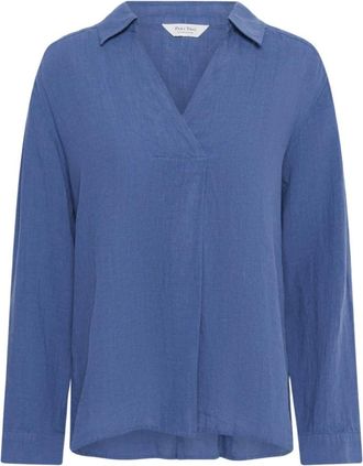 Part Two Femme, Blouses et Chemises, Bleu, Taille: 46 FR Blouse
