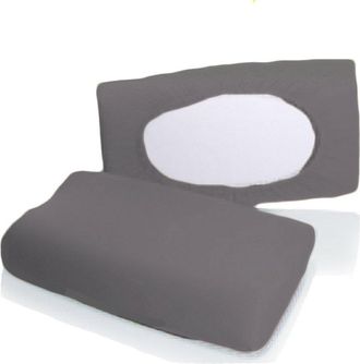 BELLANA Gesundheitskissen Bezug Mako Jersey 30x60 cm - 40x70 cm und 8-15 cm Höhe cm Farbe